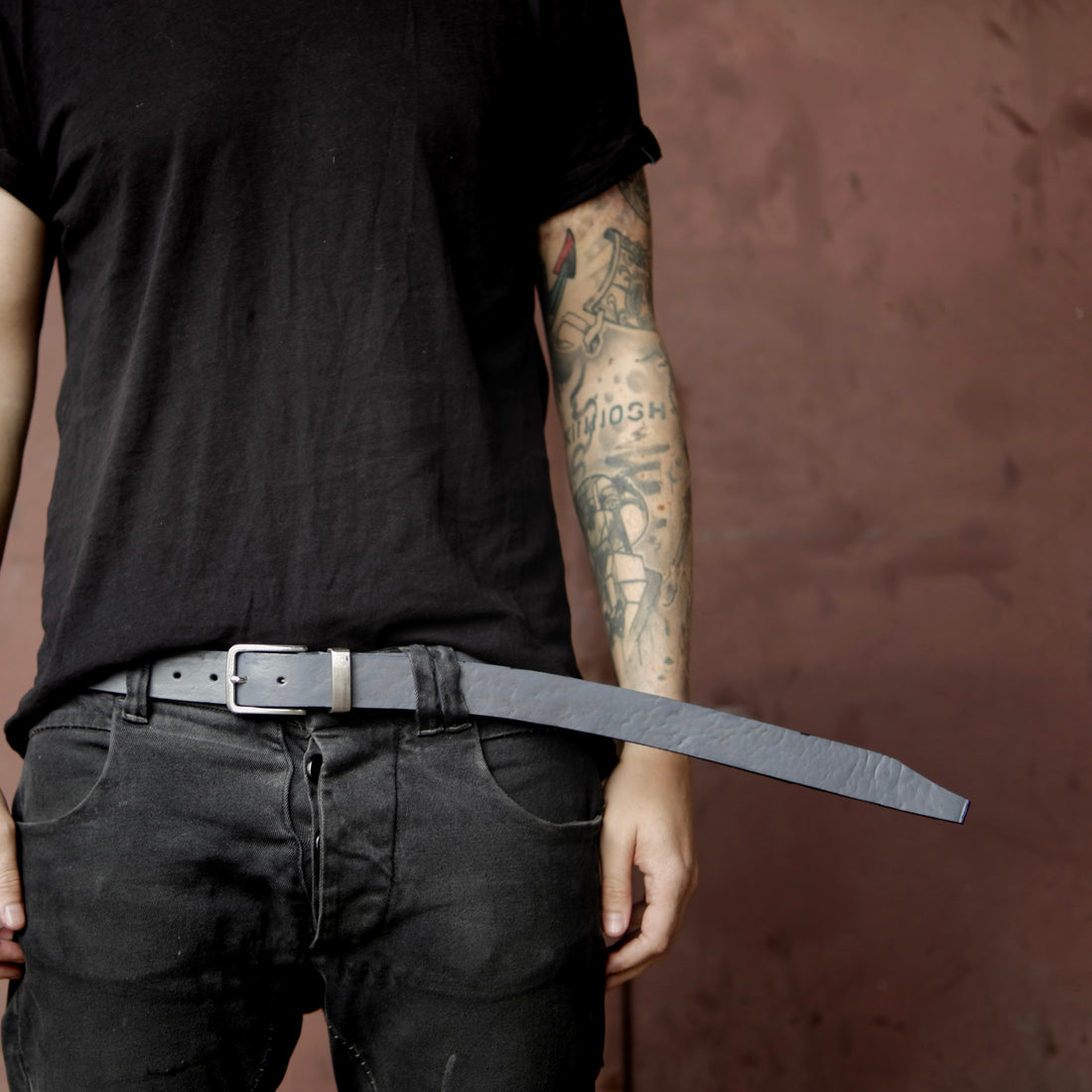 Nybrutalism Belt | Grey – SKINNOSH